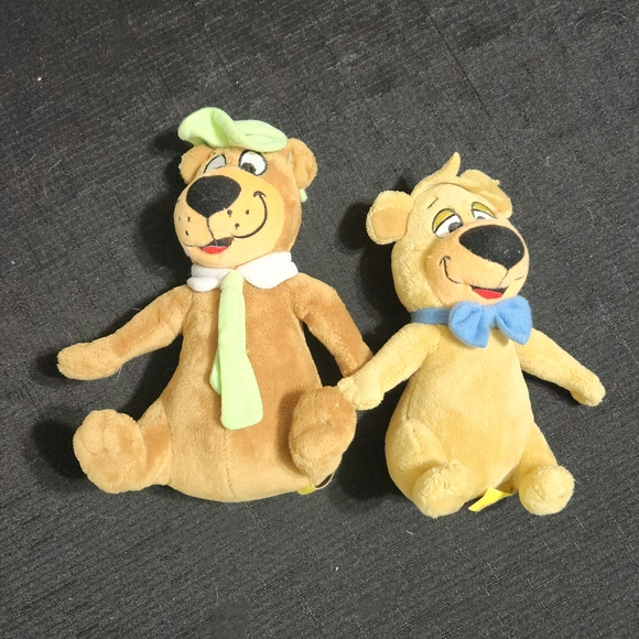 hannah barbara | Toys | Yogi Bear And Booboo Plush Toy Set Brown And ...